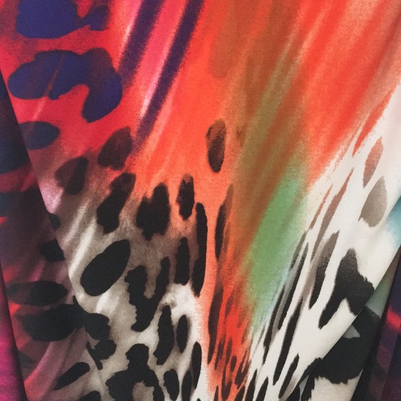 VENUS | Dresses | Venus Multi Color Animal Print Dress | Poshmark